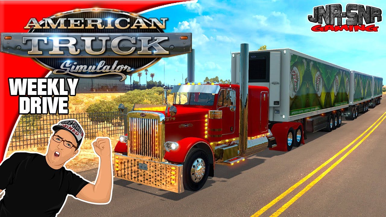 American Truck Simulator Peterbilt 379 Hauling a Road Train Weekly ...