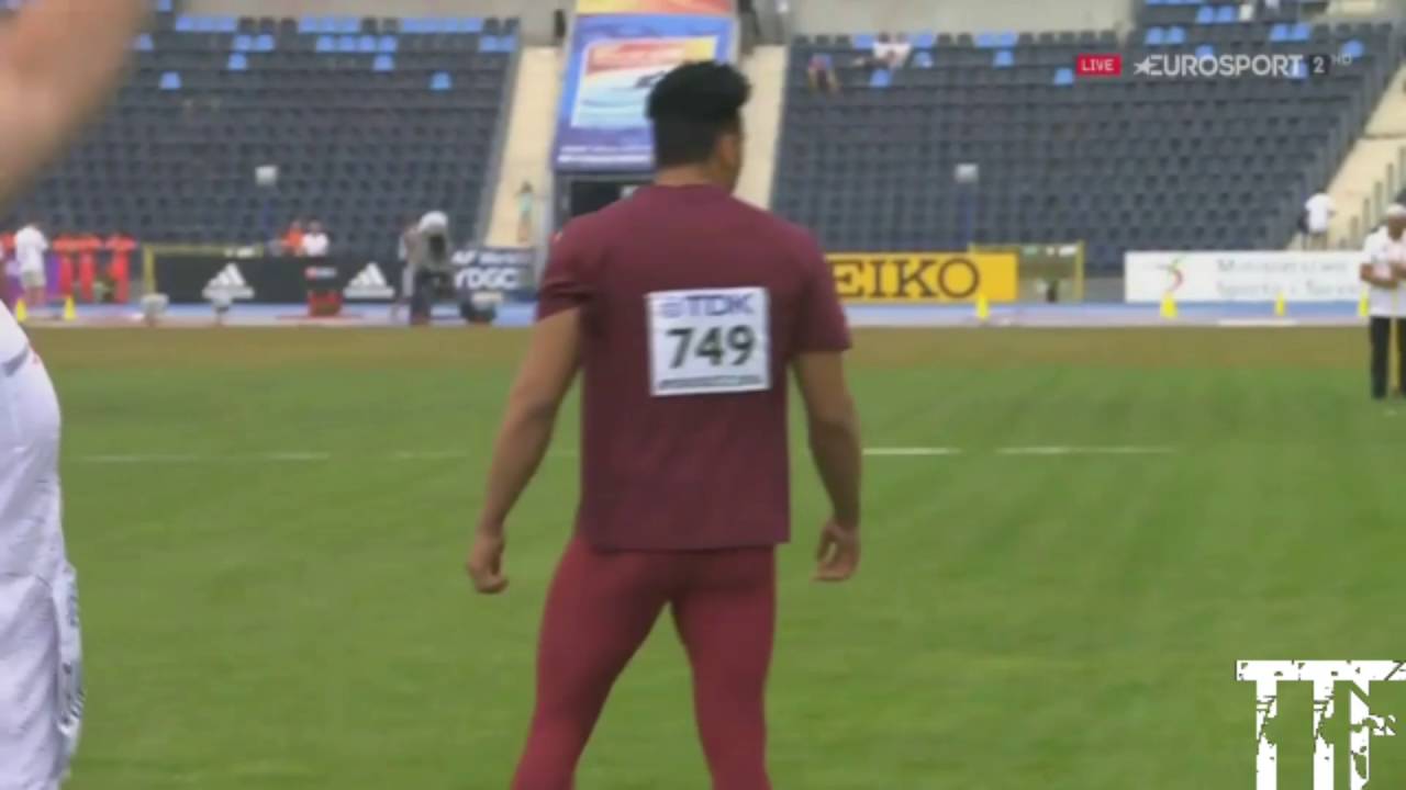 Mohamed Ibrahim Moaaz's National Record of 63.63m - YouTube