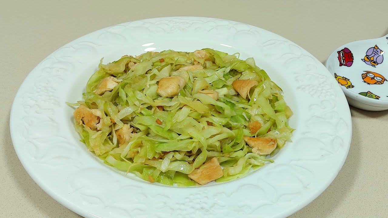 🌃 ⏳️CENAS RÁPIDAS 🍽 REPOLLO CON POLLO // BEATRIZ COCINA - YouTube