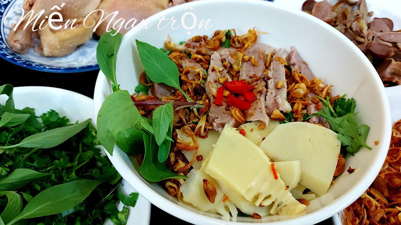 Cách làm miến ngan trộn thơm ngon, đơn giản dễ dàng by Dinh kim ẩm thực ...