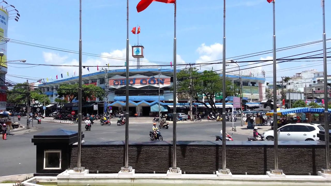 cho con market da nang vietnam. view from big C - YouTube