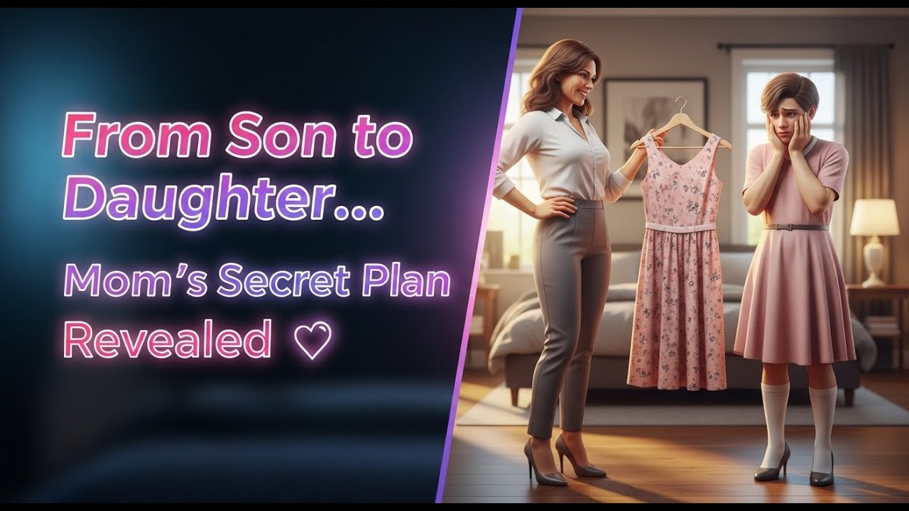 “From Son to Daughter… Mom’s Secret Plan Revealed 👗😱” Crossdressedstory ...