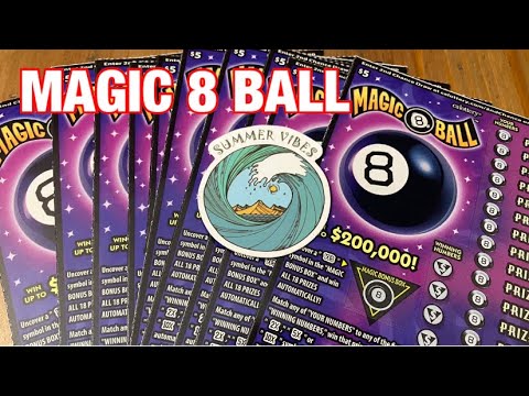 Magic 8 Ball Tickets‼️California Lottery Scratchers🤞🍀🍀🍀 - YouTube