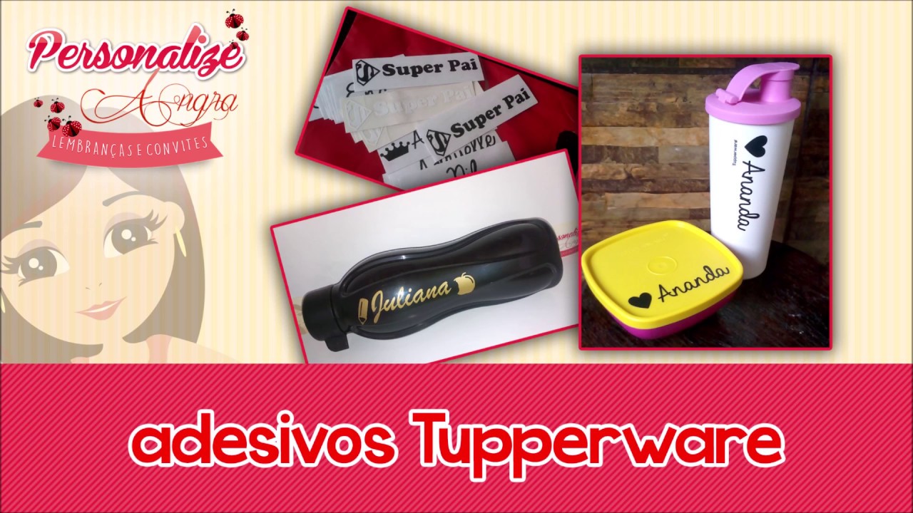 Adesivo Vinil para Tupperware na Silhouette V4 - YouTube