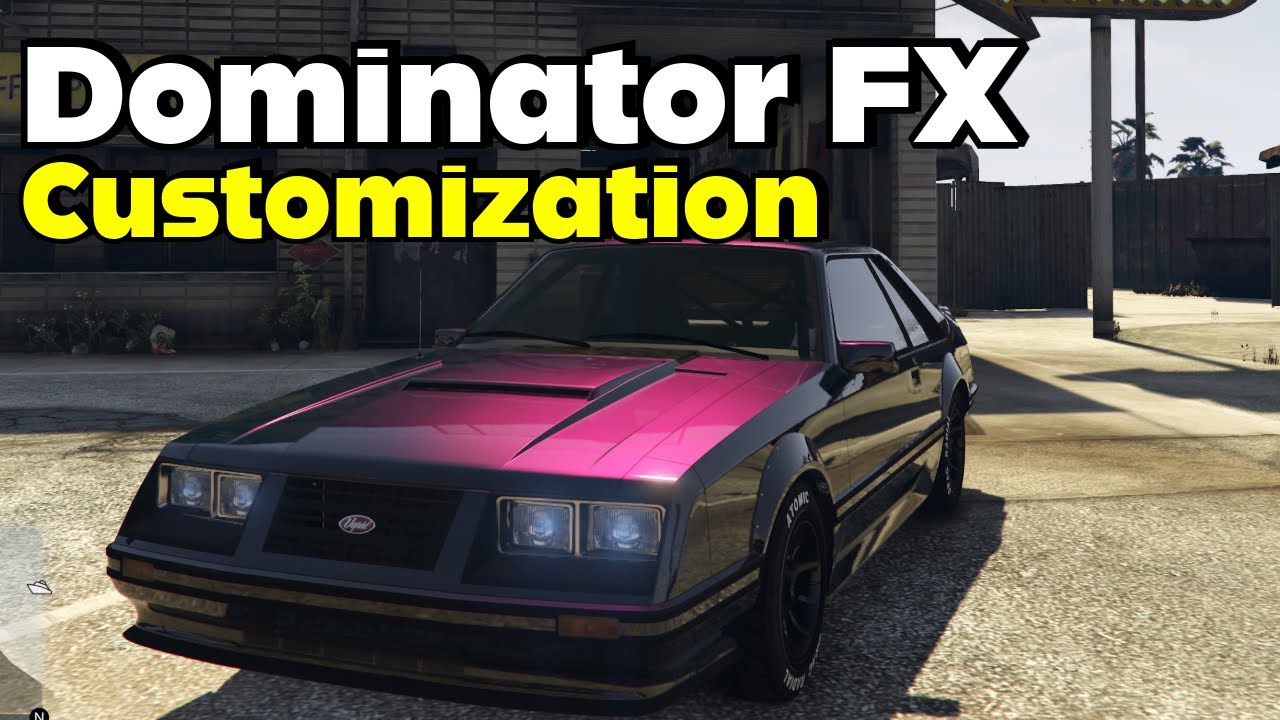 BRAND NEW! Dominator FX Customization and Review. GTA Online. - YouTube