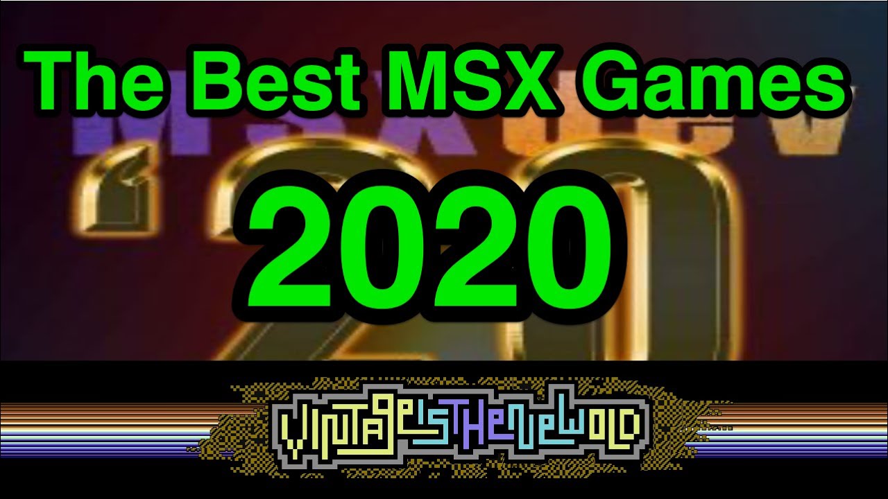 The best MSX games of 2020 - MSXDev'20 Wrap-up - YouTube