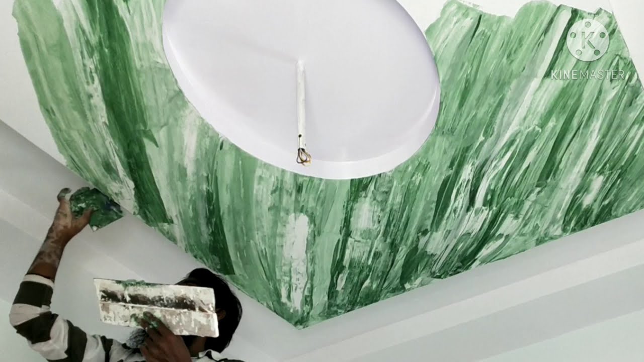 wall putty green marble design#bbcbabjidesign - YouTube