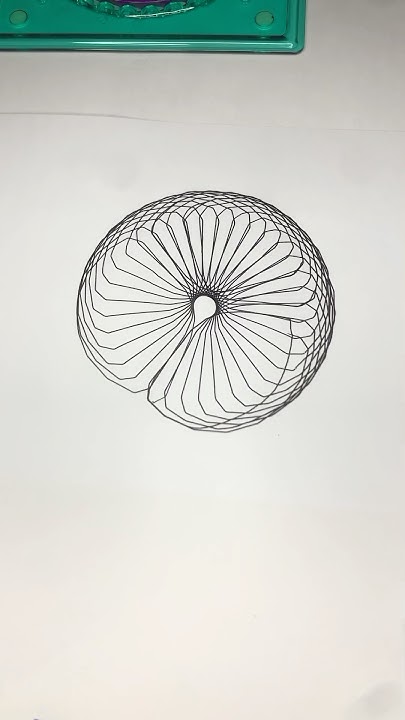 Trying to Create Beautiful Flower of Spirograph #spirograph #asmr #satisfying - YouTube