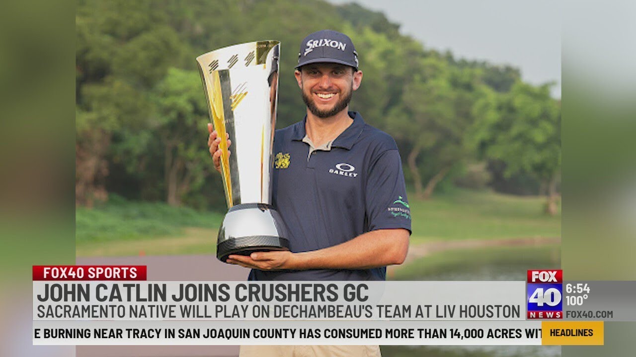 Sacramento native John Catlin joins Crushers GC at LIV Houston - YouTube