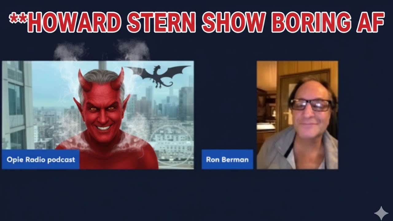 Howard Stern's Show is DEAD? 10-Second Silence Exposed! | Opie Radio ...