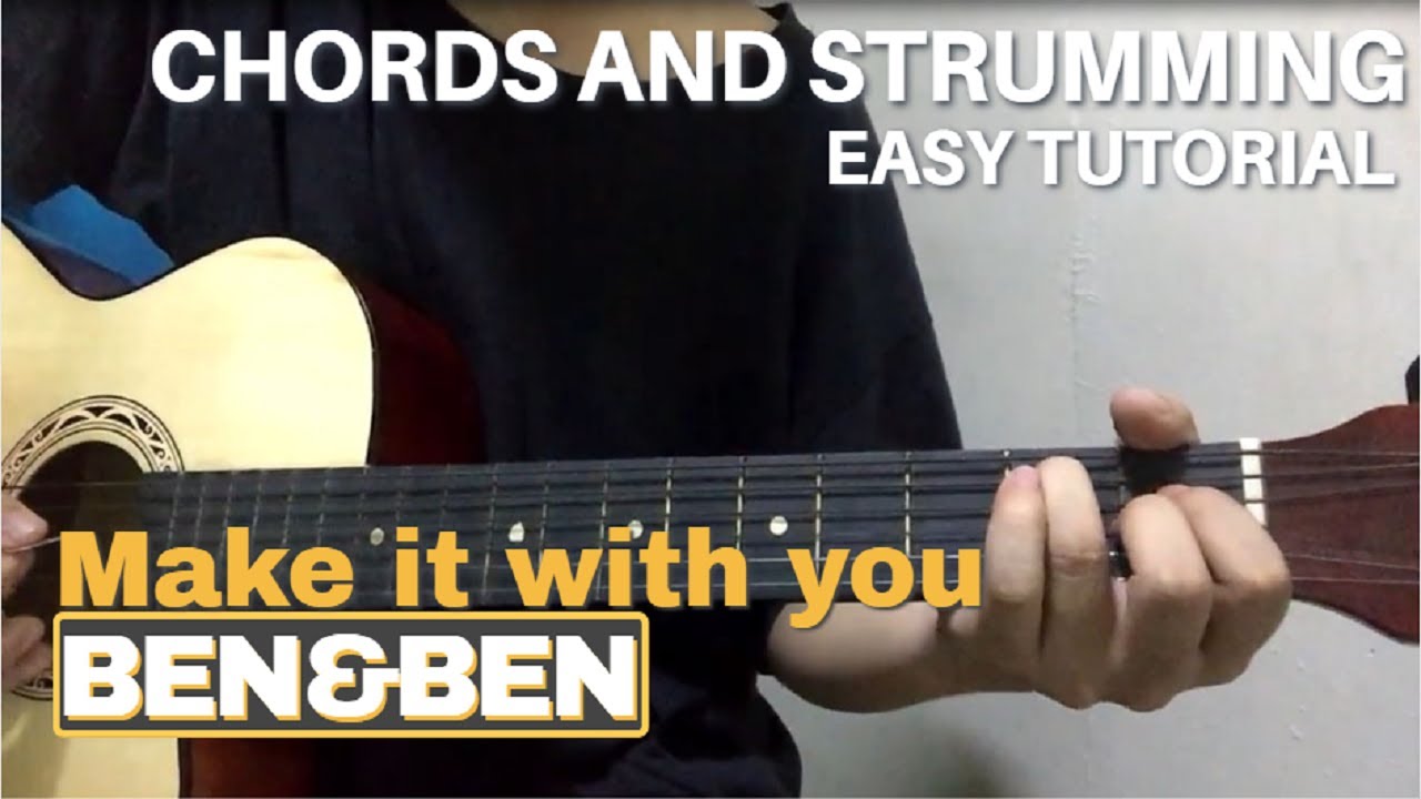 Make it with you - Ben&Ben | Bread | Easy Guitar Tutorial | Step by ...