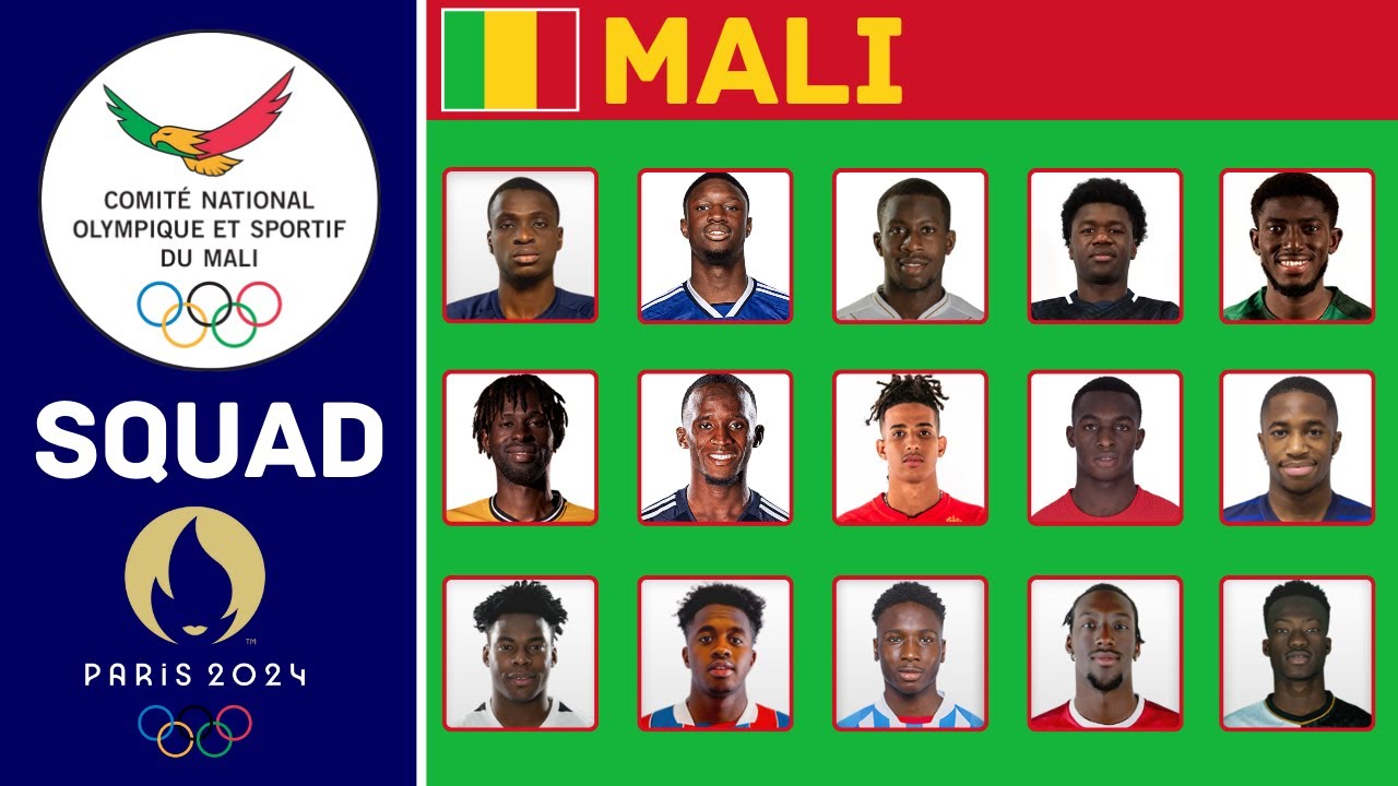 MALI Official Squad For Paris Olympics 2024 | Olympic Games Paris 2024 ...