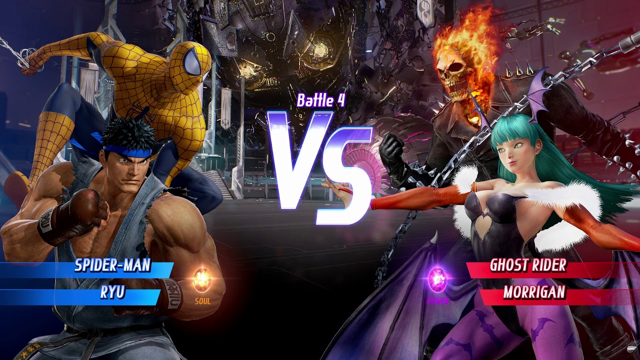 Hadouken! The Best Combination Ryu And Spiderman MVC Infinite - YouTube