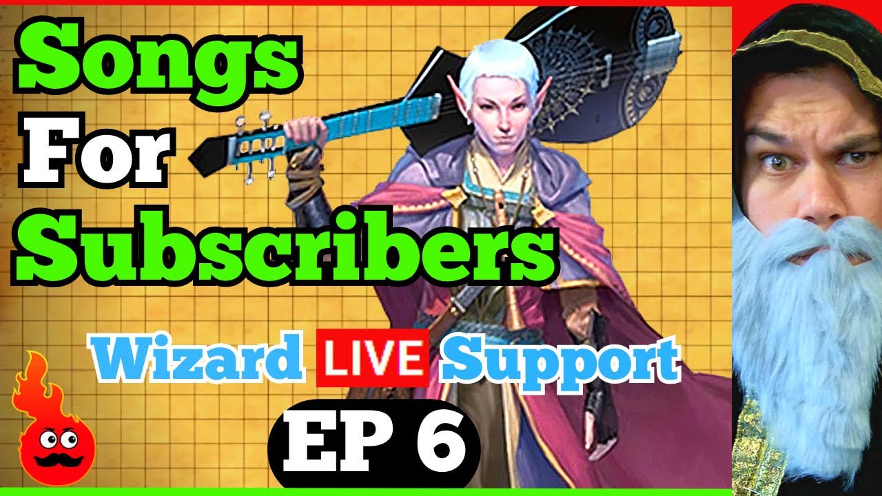 Bard Wizard Creates D&D Songs For Subscribers - Wizard Live Support ...