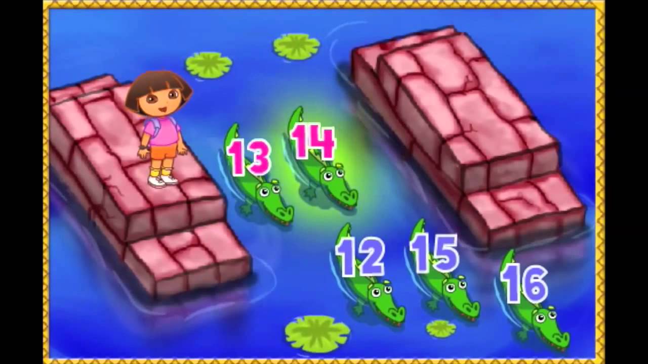 Dora the Explorer Number Pyramid Adventure! - YouTube