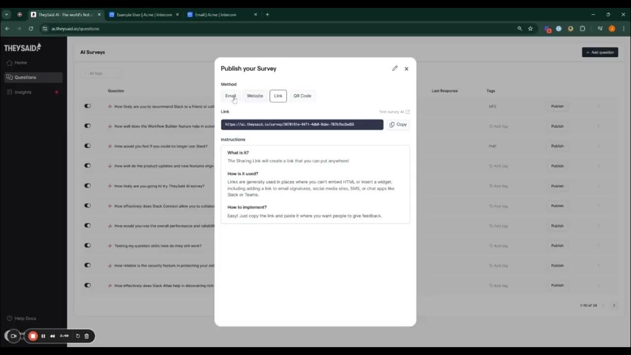 How to send AI CSAT with Intercom - YouTube