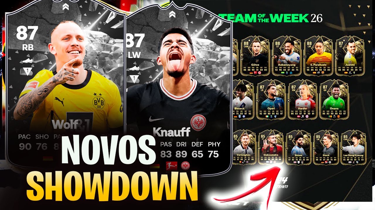 SELEÇÃO 26 TOTW CHEGOU! NOVOS DME SHOWDOWN NO EAFC 24 ULTIMATE TEAM ...