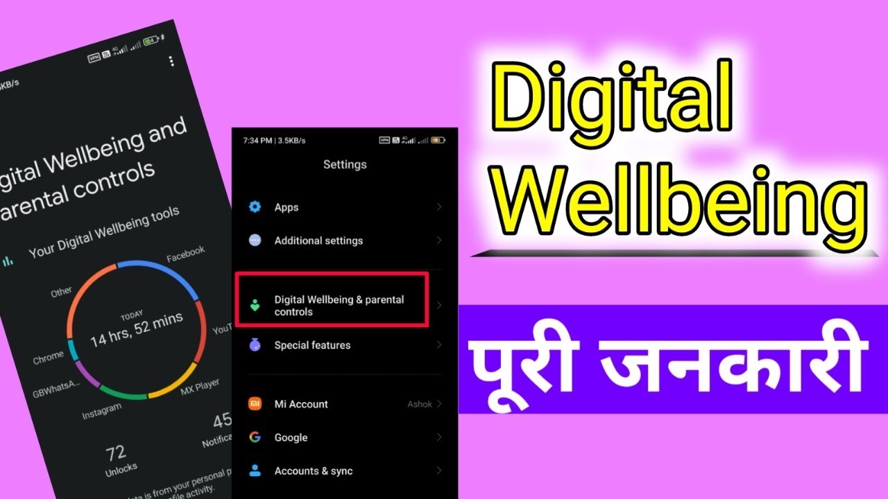 Digital Wellbeing & Parental Control - Fully Explained l How to Setup ...