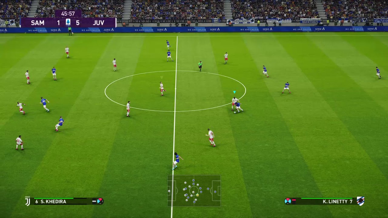 Sampdoria vs Juventus PES 202 - YouTube