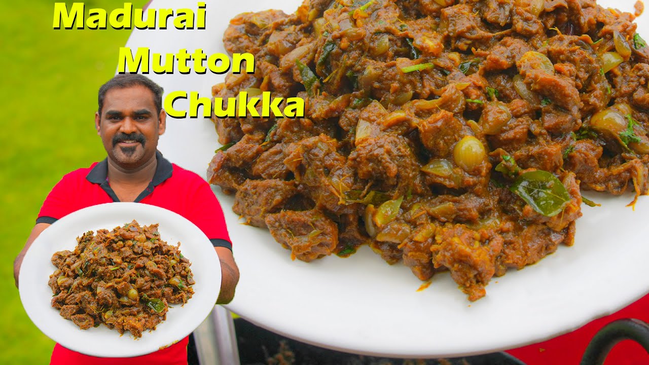 Madurai Mutton Chukka Recipe | Mutton Recipe | WORLD FOOD TUBE - YouTube