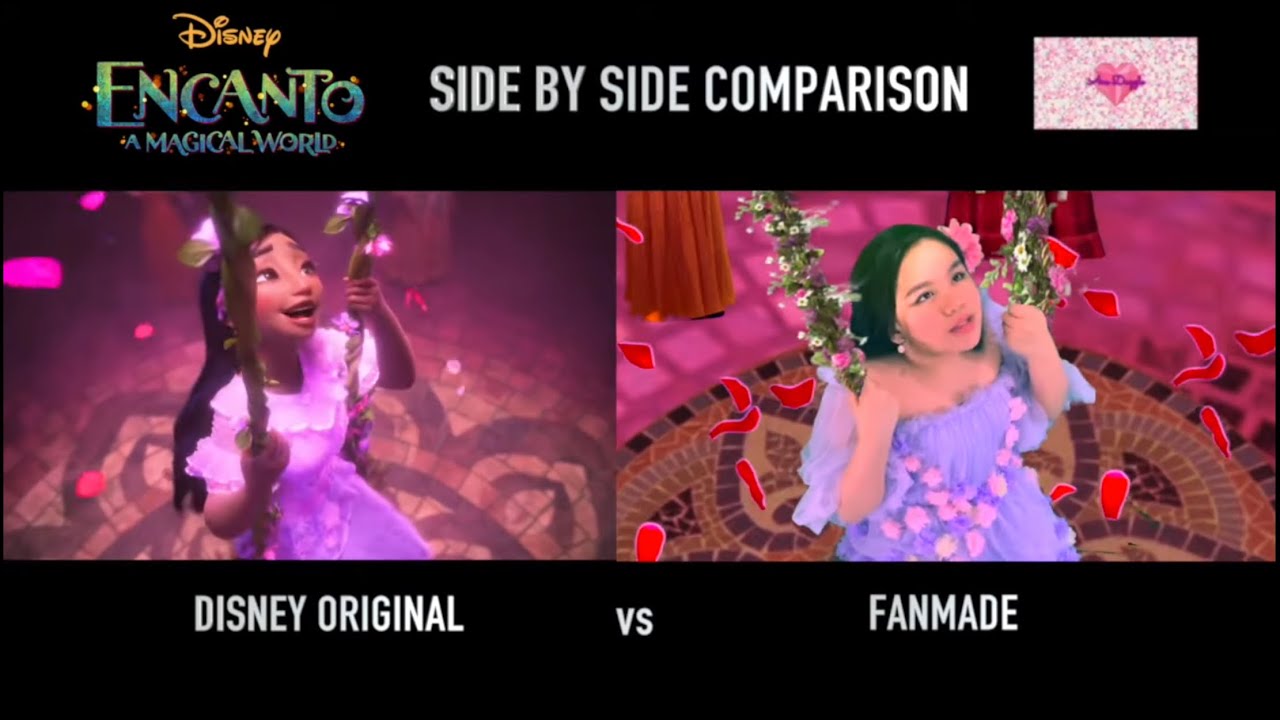 Encanto In Real Life We don't talk about Bruno (COVER) Side by side ...