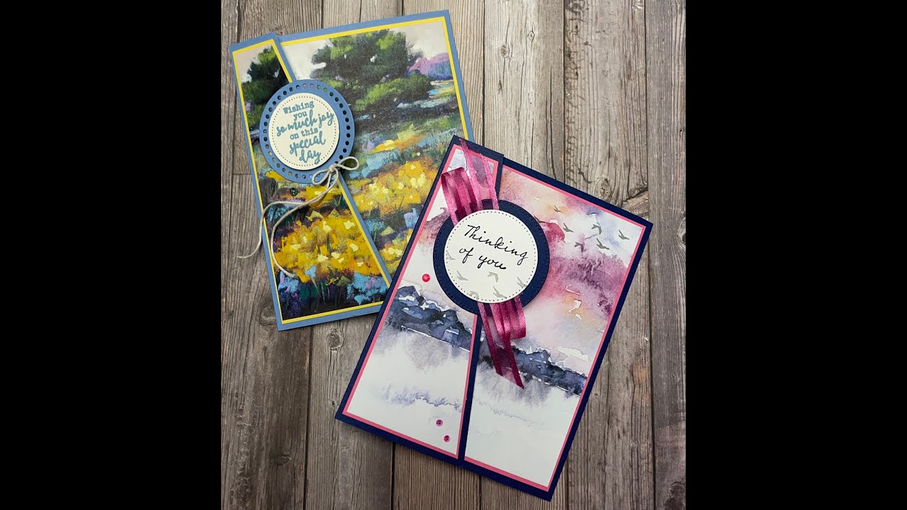 Diagonal Front Flap card - YouTube