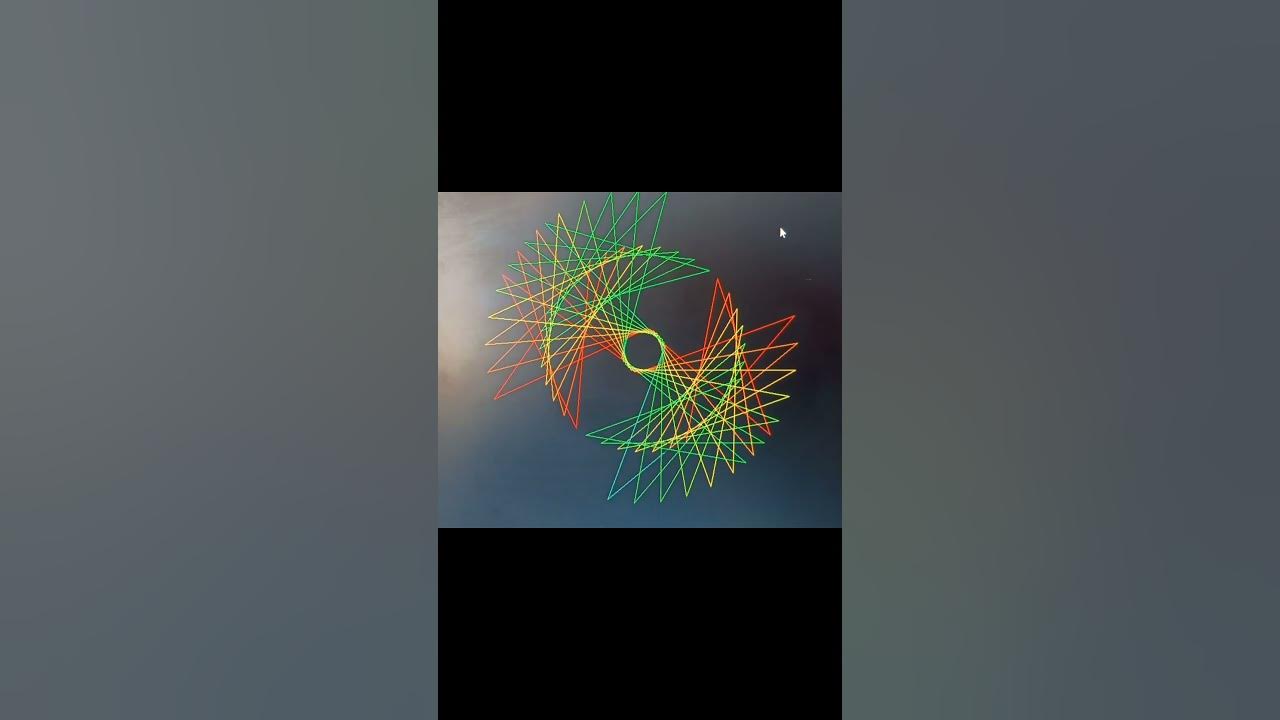 Python graphics design 💫🔥 turtle design program demo 💯 ️ easy #shorts# ...