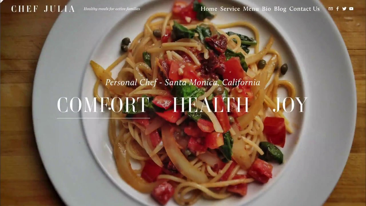 Creating Your Personal Chef Website Using Squarespace - YouTube