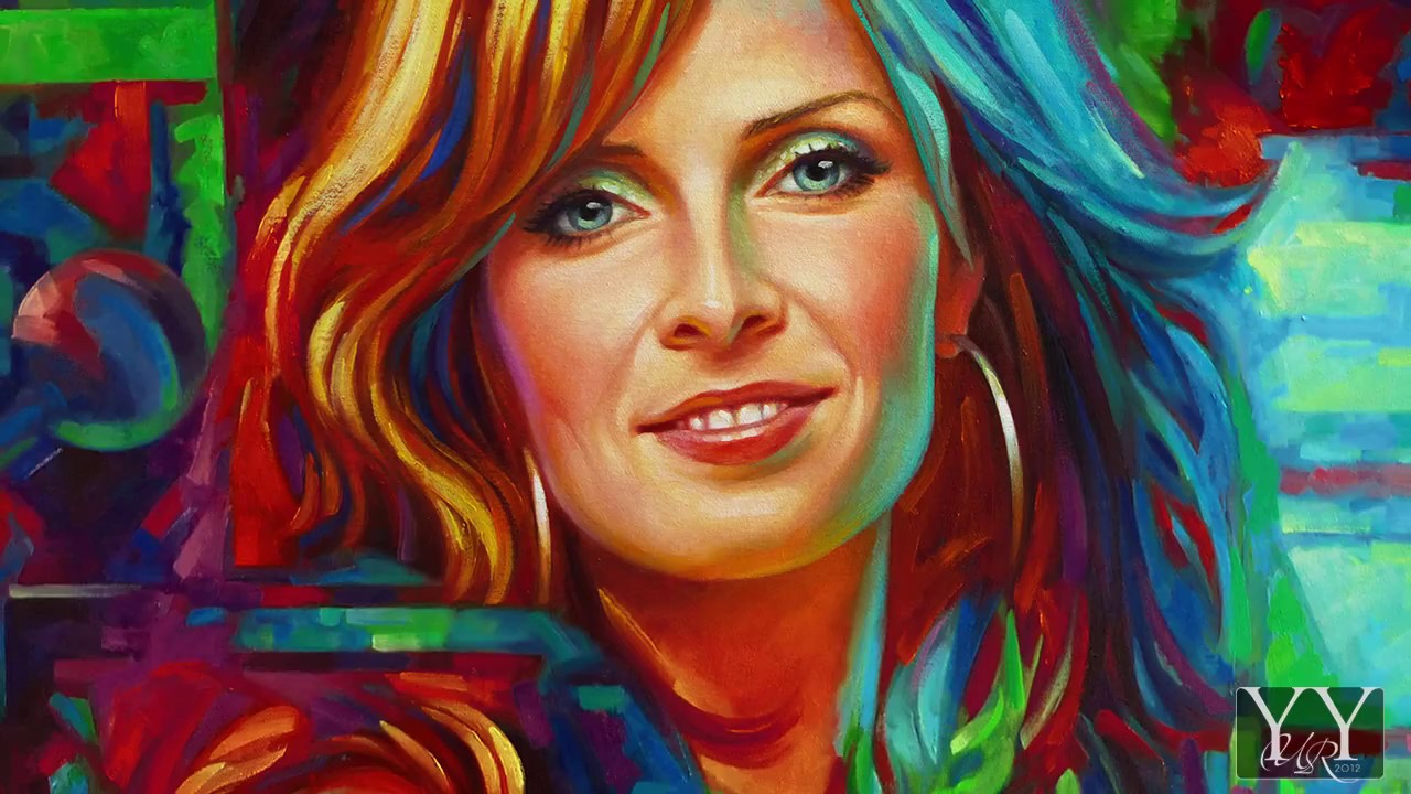 Presentation of Painting - Musical muse Candy - YouTube