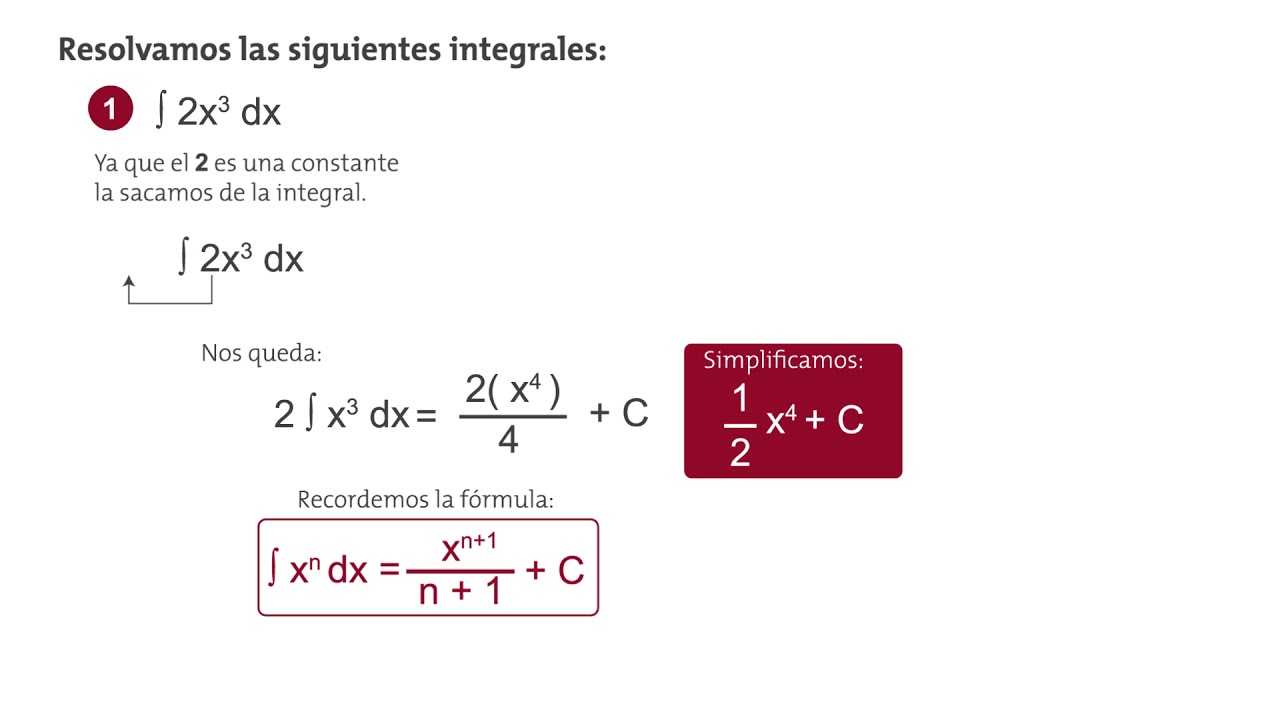 Matemáticas Lección 17 La integral - YouTube