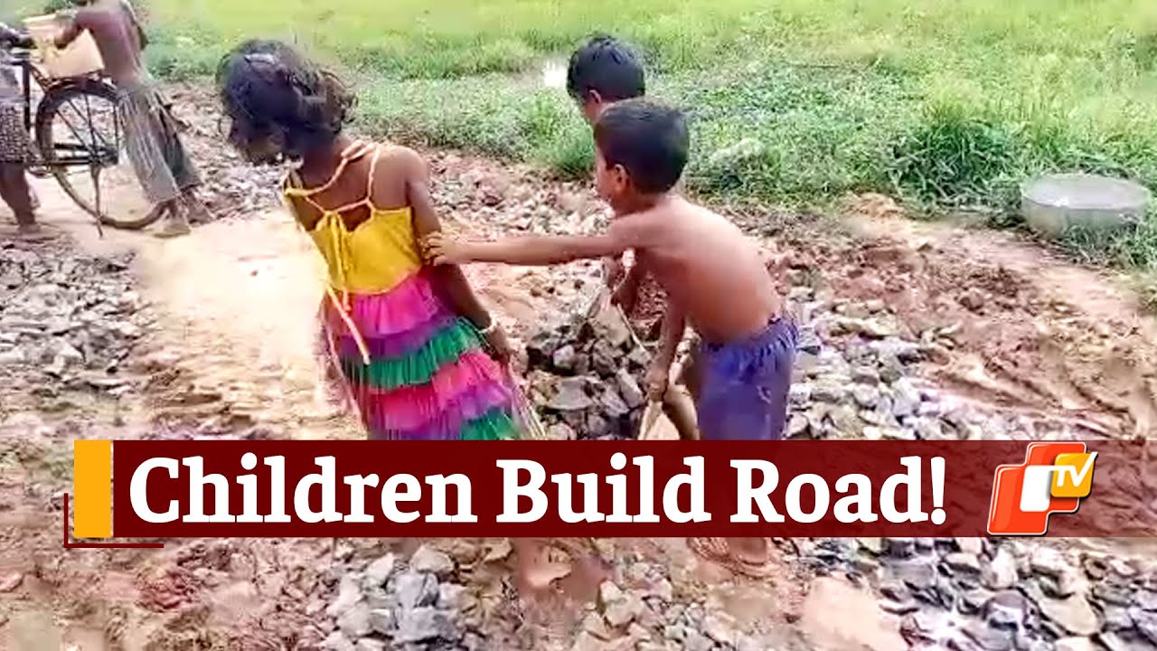 Watch: Odisha Children Build Road On Their Own To Connect | OTV News ...