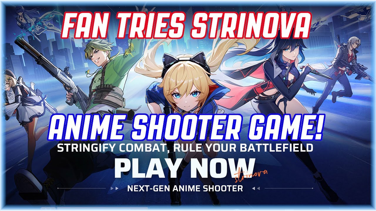 Fan Tries Strinova, Anime Shooter Game! - YouTube