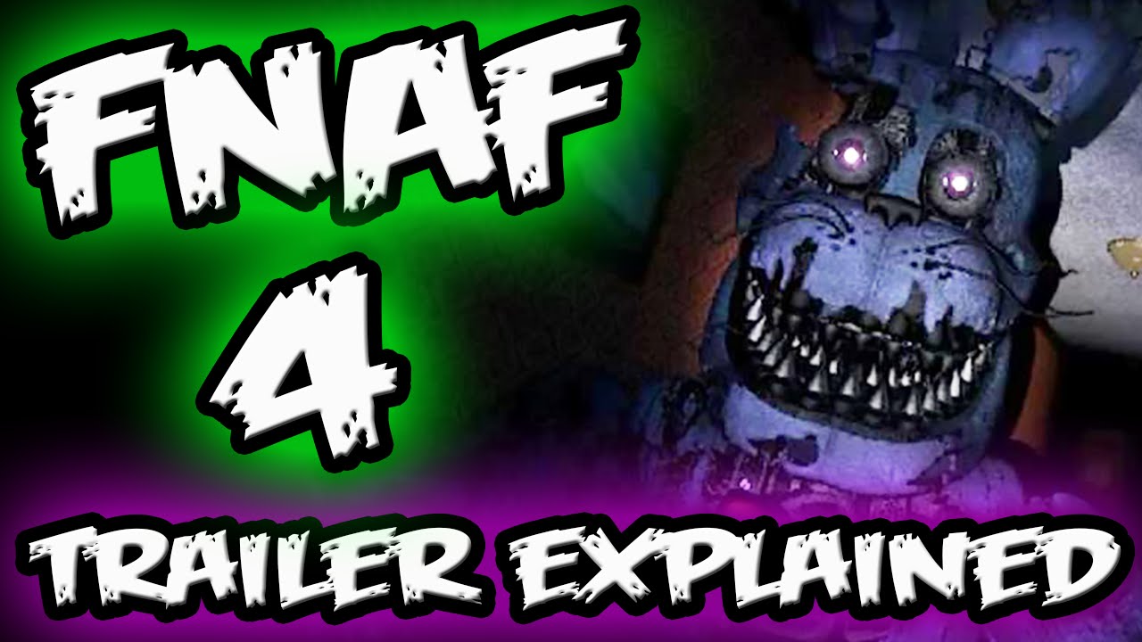 FNAF 4 TRAILER Official THINGS You MISSED | Five Nights at Freddy's 4 ...