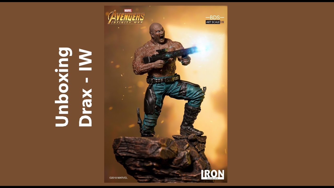 Review - Drax - Avengers Infinity War BDS Art Scale 1/10 (Iron Studios ...