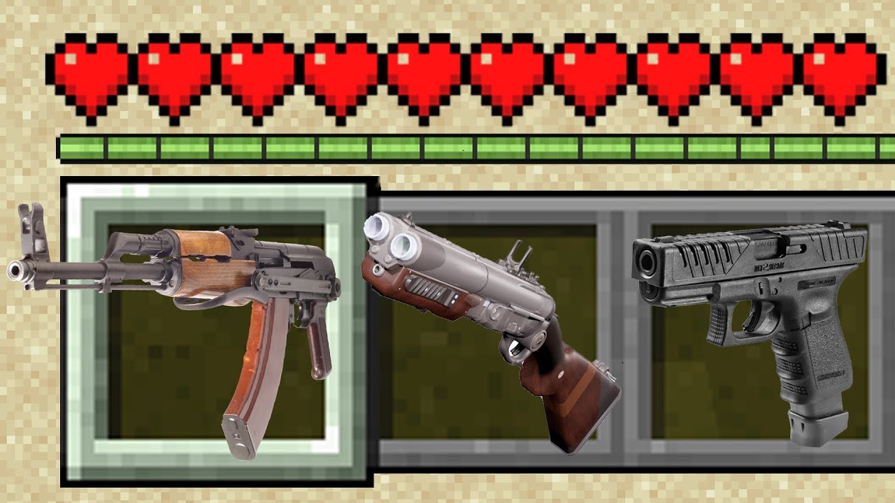 Minecraft PE : FORBIDDEN BEST 3D REALISTIC GUN MOD in Minecraft Pocket ...