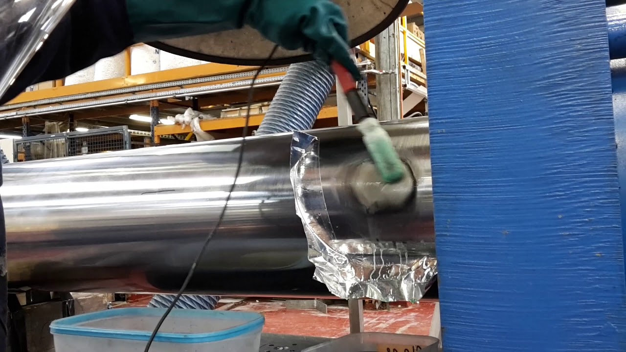 Defect repair on a rod with Nickel - YouTube