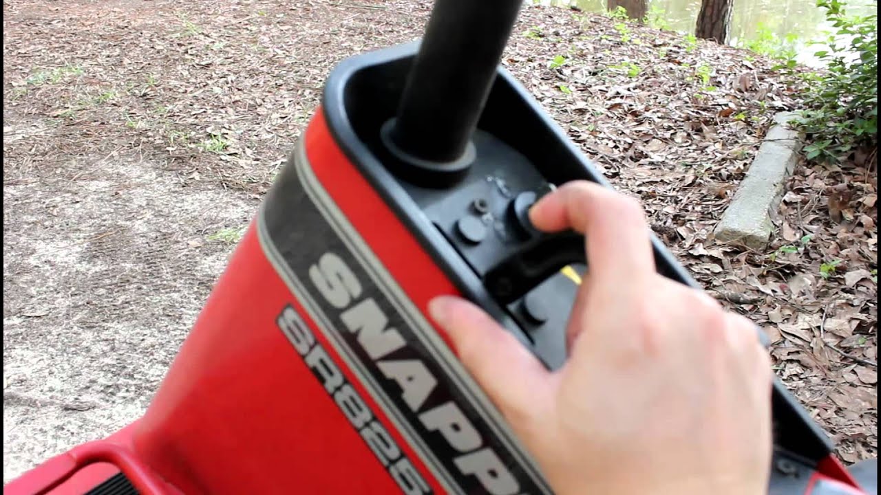 Snapper rear engine rider - YouTube