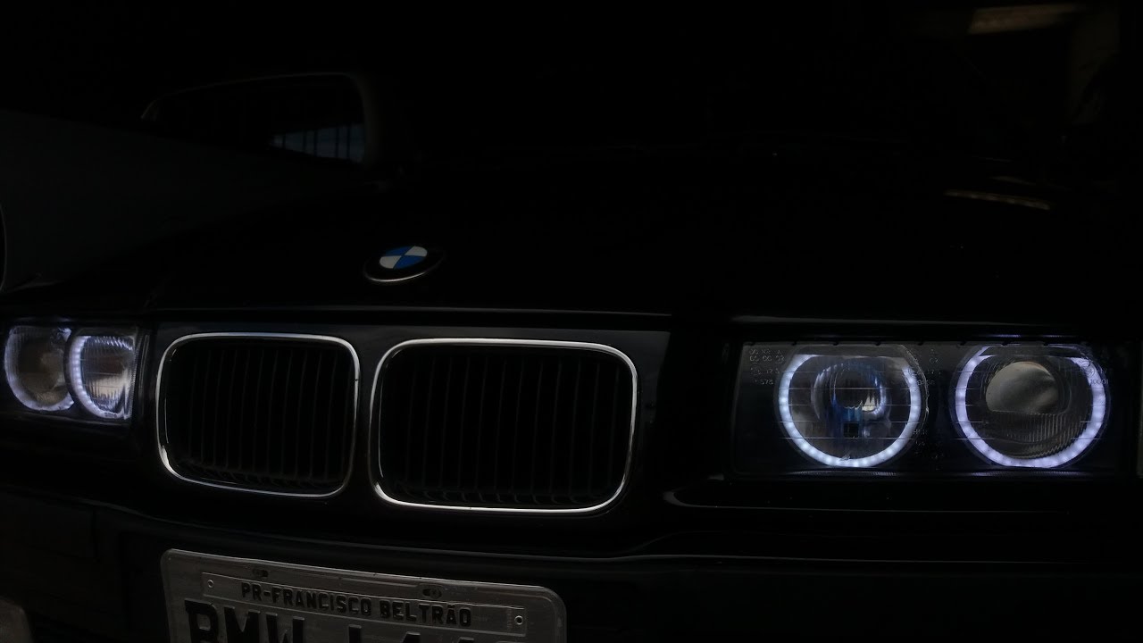 BMw43 - Instalar Angel Eyes caseiros BMW e36 - YouTube