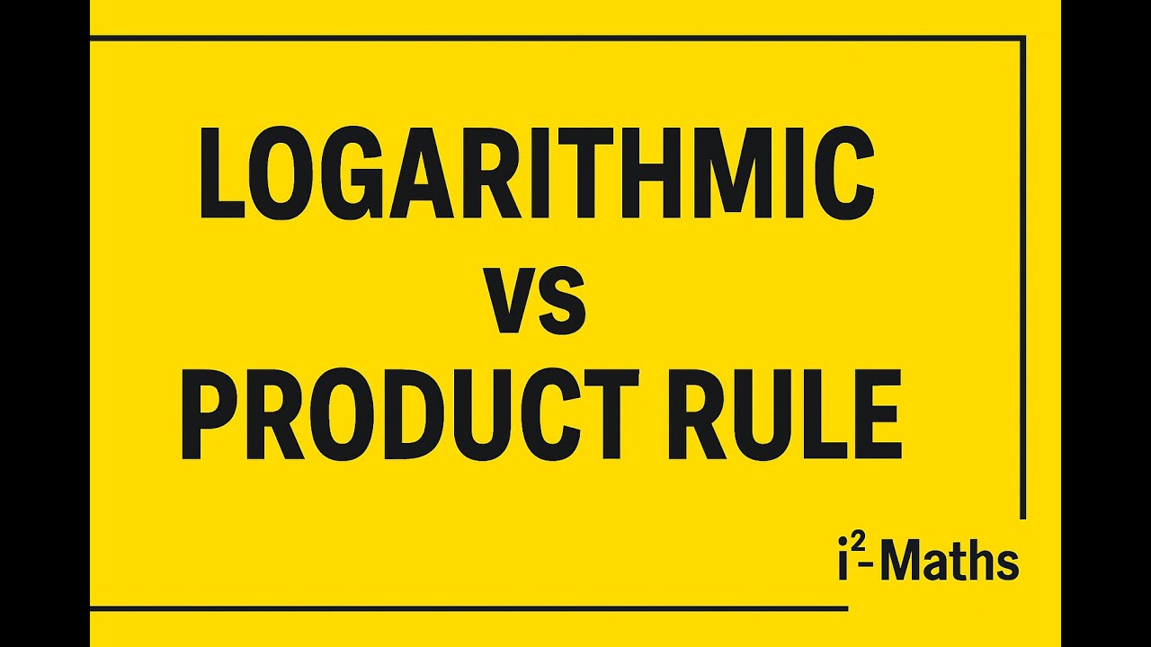 Comparing Logarithmic Differentiation and Product Rule Differentiation ...