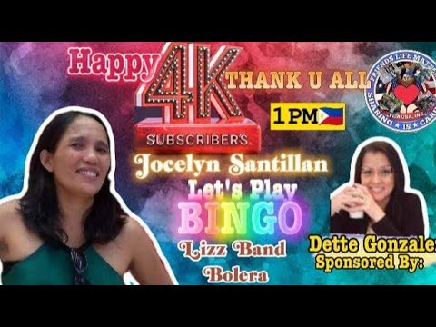 Happy 4k to me let's play bingo /Jocelyn Santillan vlogs - YouTube