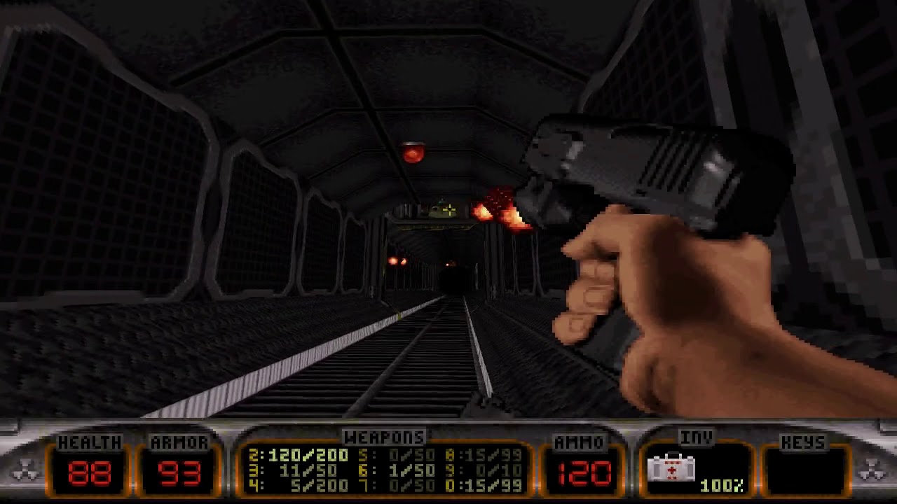 Duke Nukem 3-D-Underwater Sub Base E-Duke 32 Edition Part 1 - YouTube