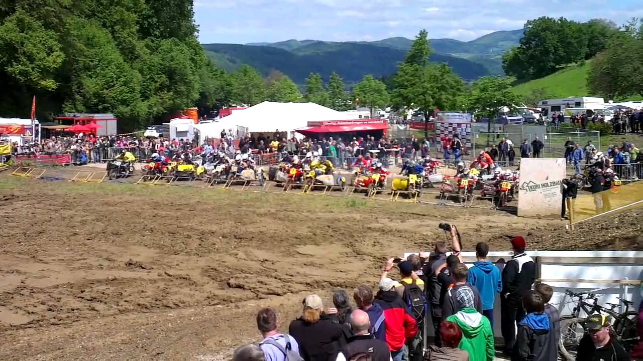 Motocross MSC Schopfheim 2012 Seitenwagen Start - YouTube