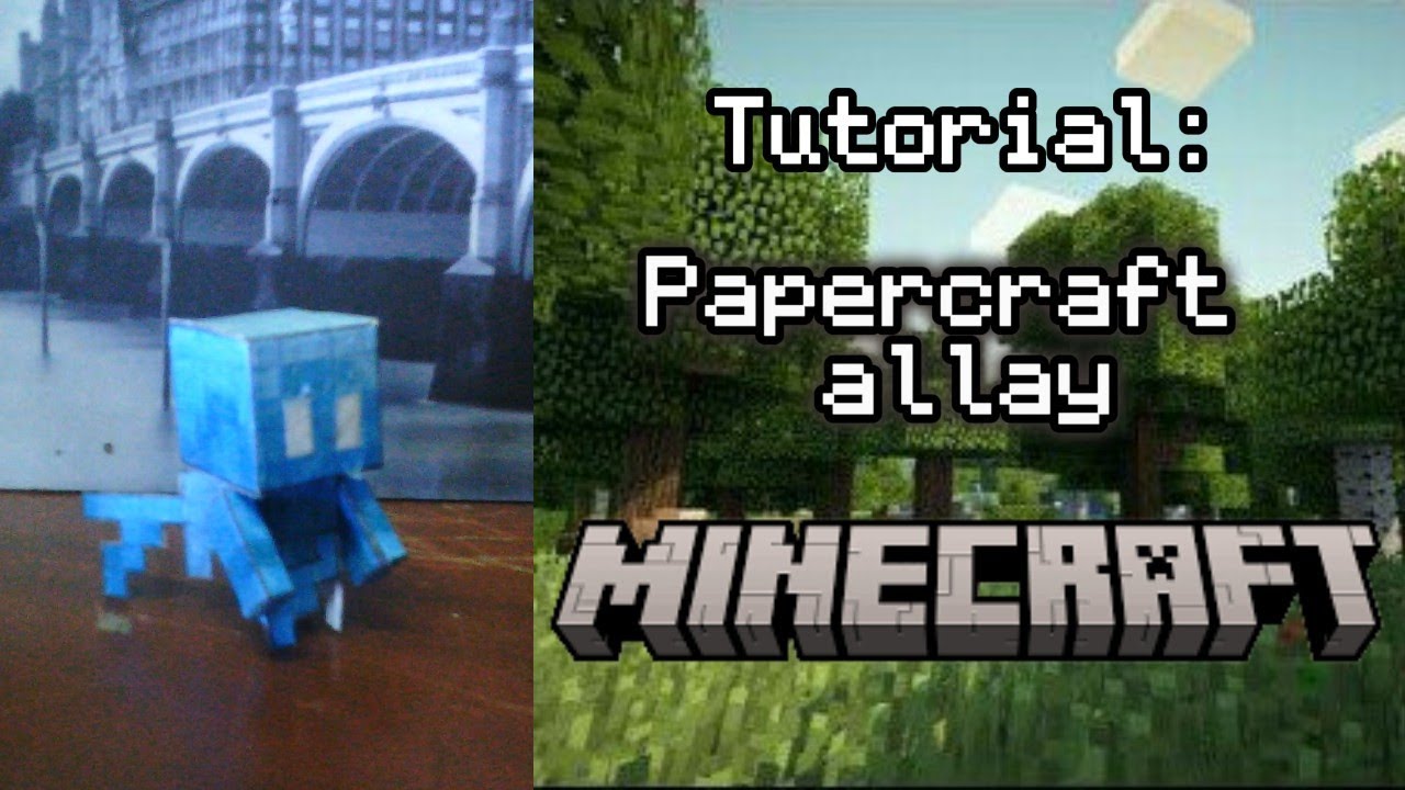 Tutorial: Como hacer al allay de minecraft /#papercraft /#manualidades ...