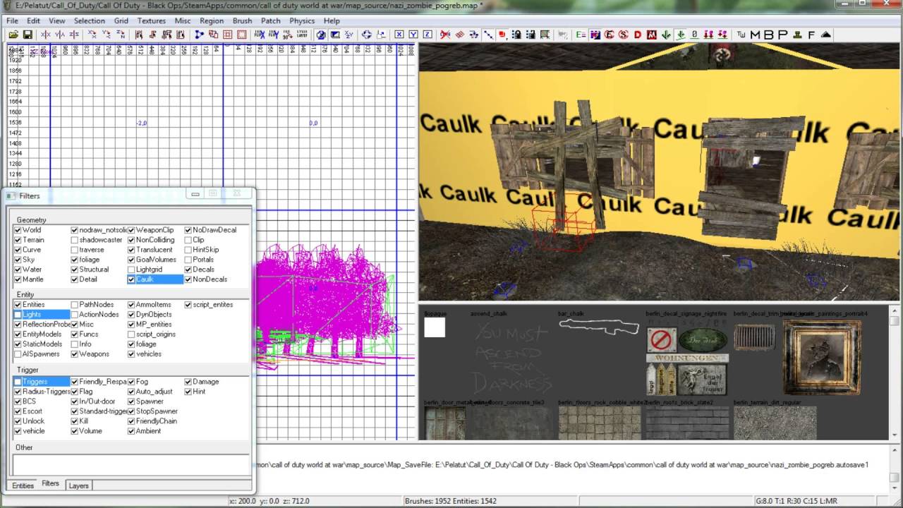 CoD WaW Radiant: Zombie Pogreb Work In Progress - YouTube