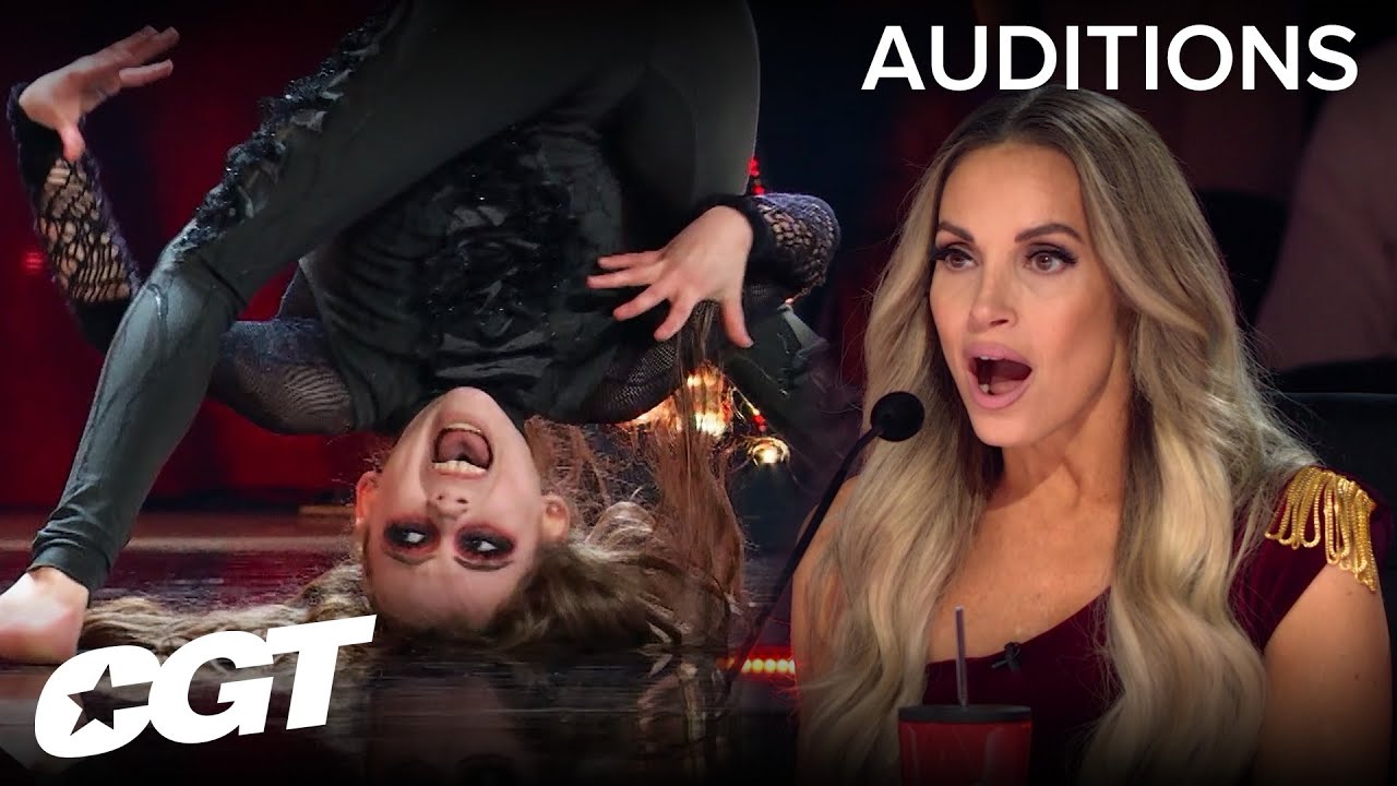 10-year-old DANCER Cydnee Abbott Shocks CGT Judges With Her Creepy Act ...