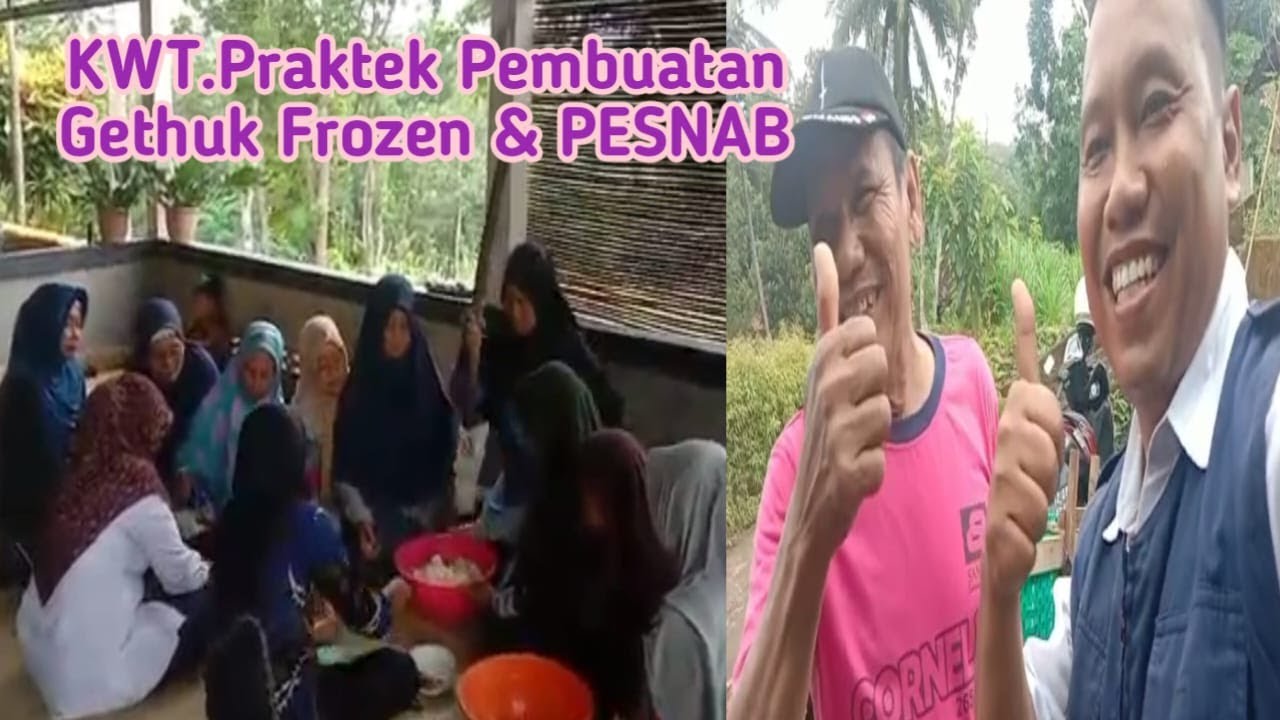 PROSES PEMBUATAN GETHUK FROZEN Dan PROSES PEMBUATAN PESNAB - YouTube