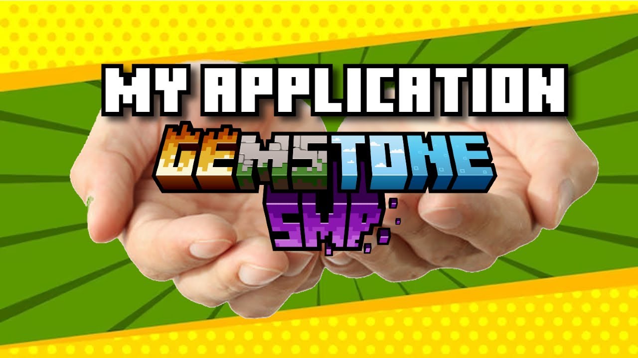 My GemStoneSMP Application!!! - YouTube