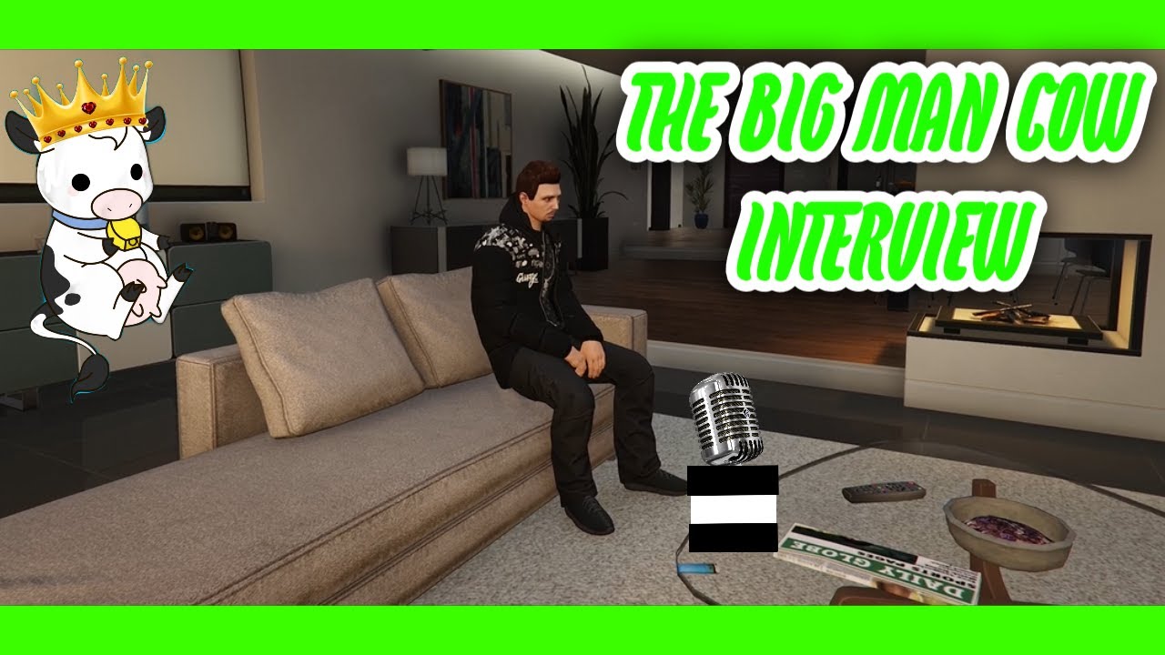 BIG MAN COW Interview - YouTube