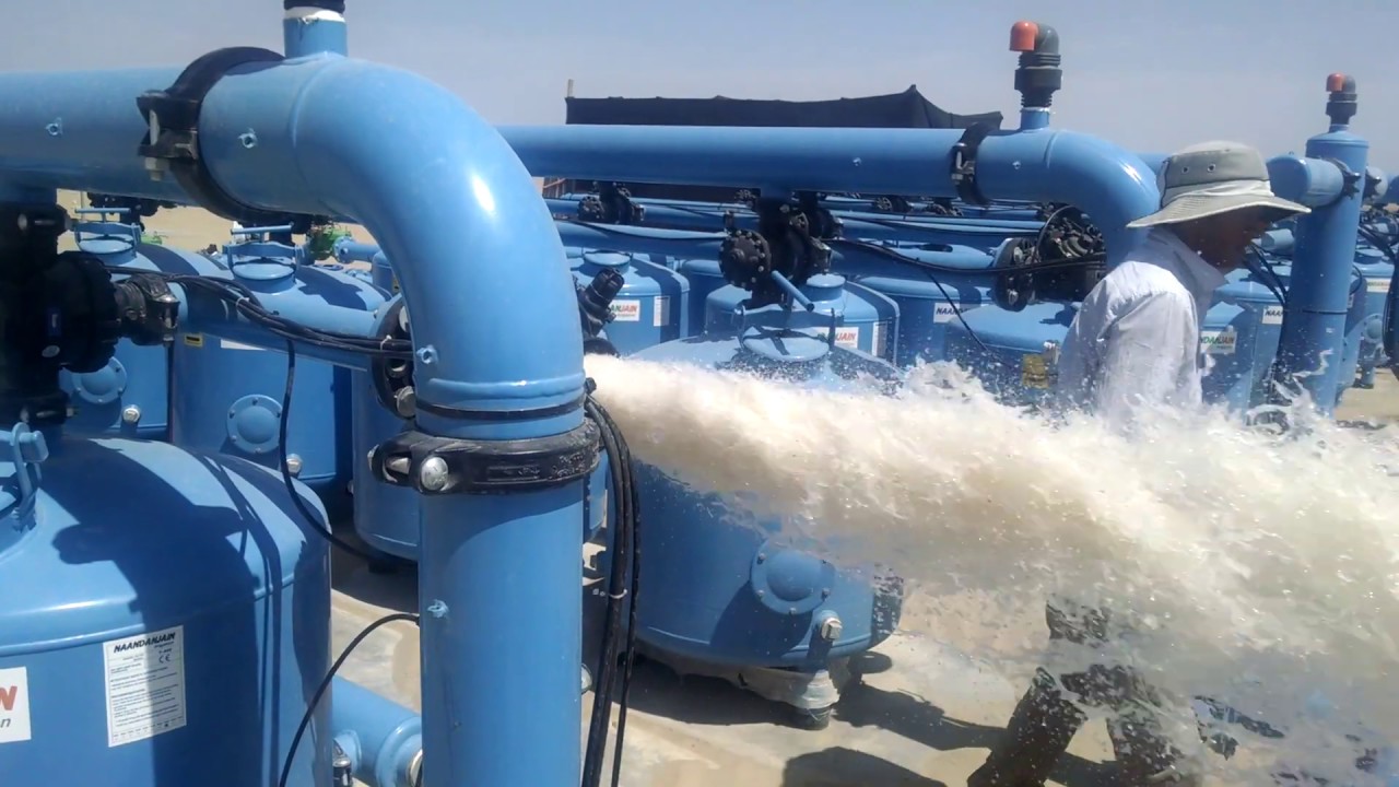 Retrolavado de filtro de grava - YouTube