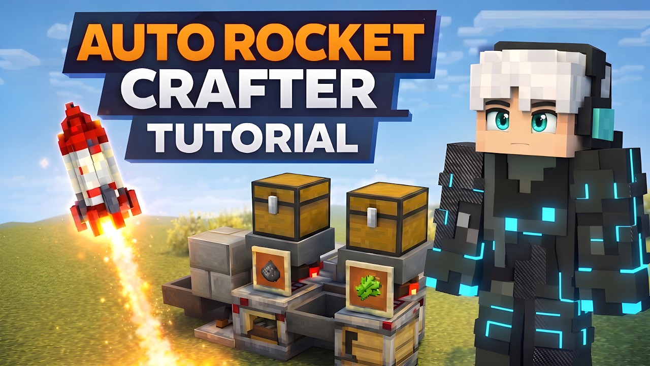BEST Firework Rocket Crafter in Minecraft 🔥 (Full Tutorial) - YouTube